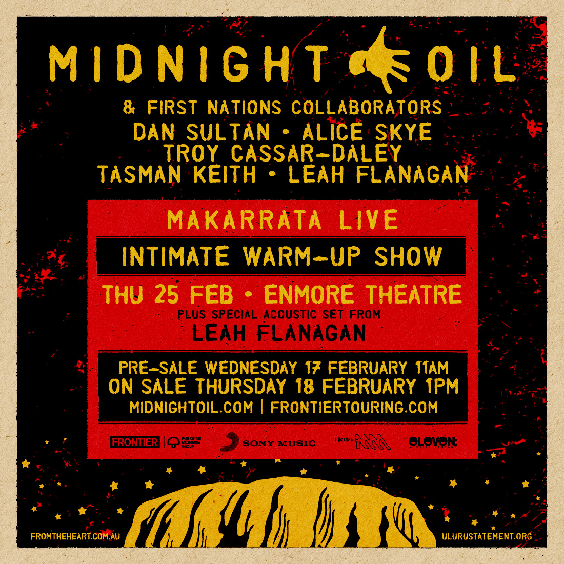 Midnight Oil to play intimate warm-up show at Enmore Theatre — Midnight Oil