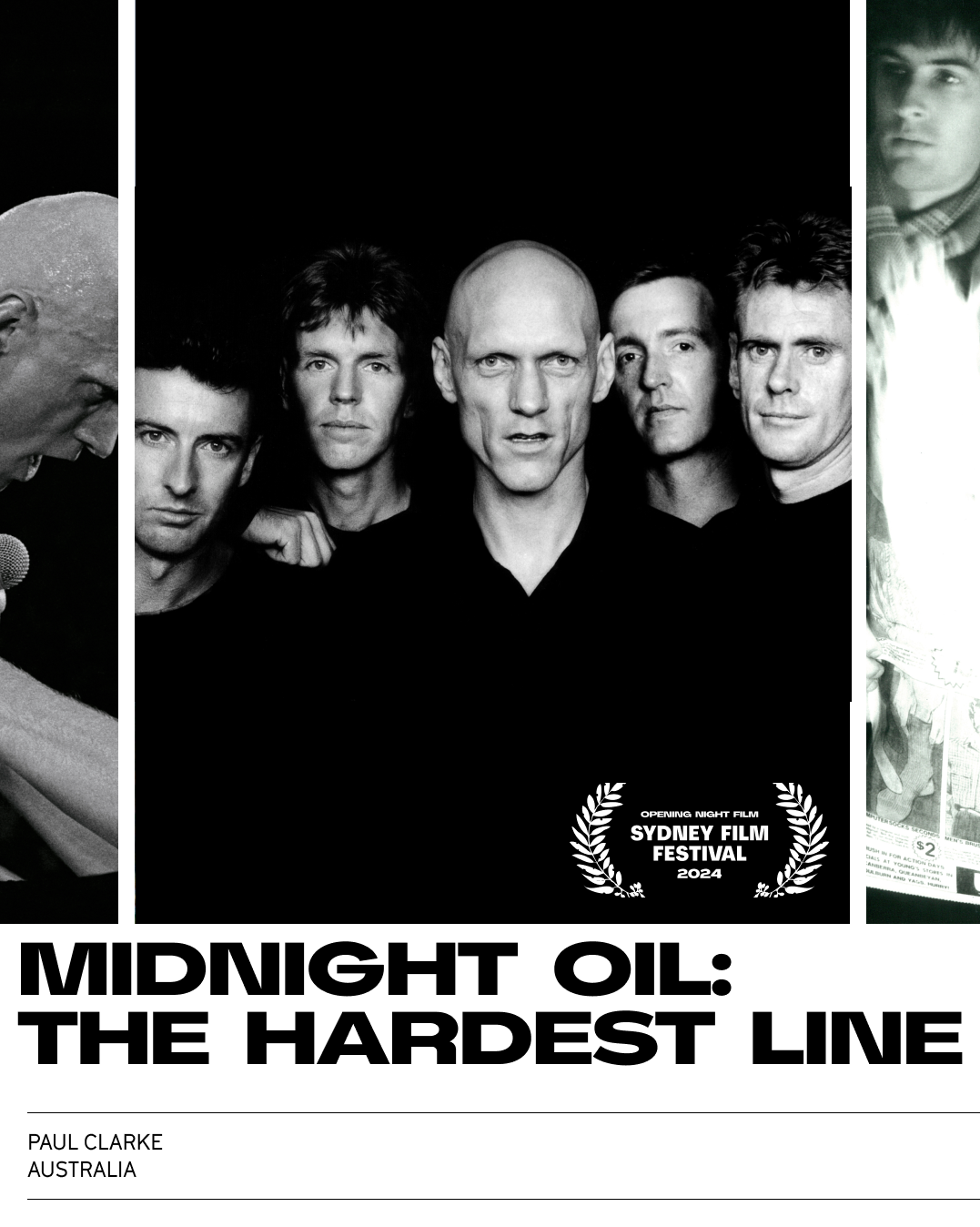 WORLD PREMIERE OF MIDNIGHT OIL: THE HARDEST LINE TO OPEN SYDNEY FILM ...