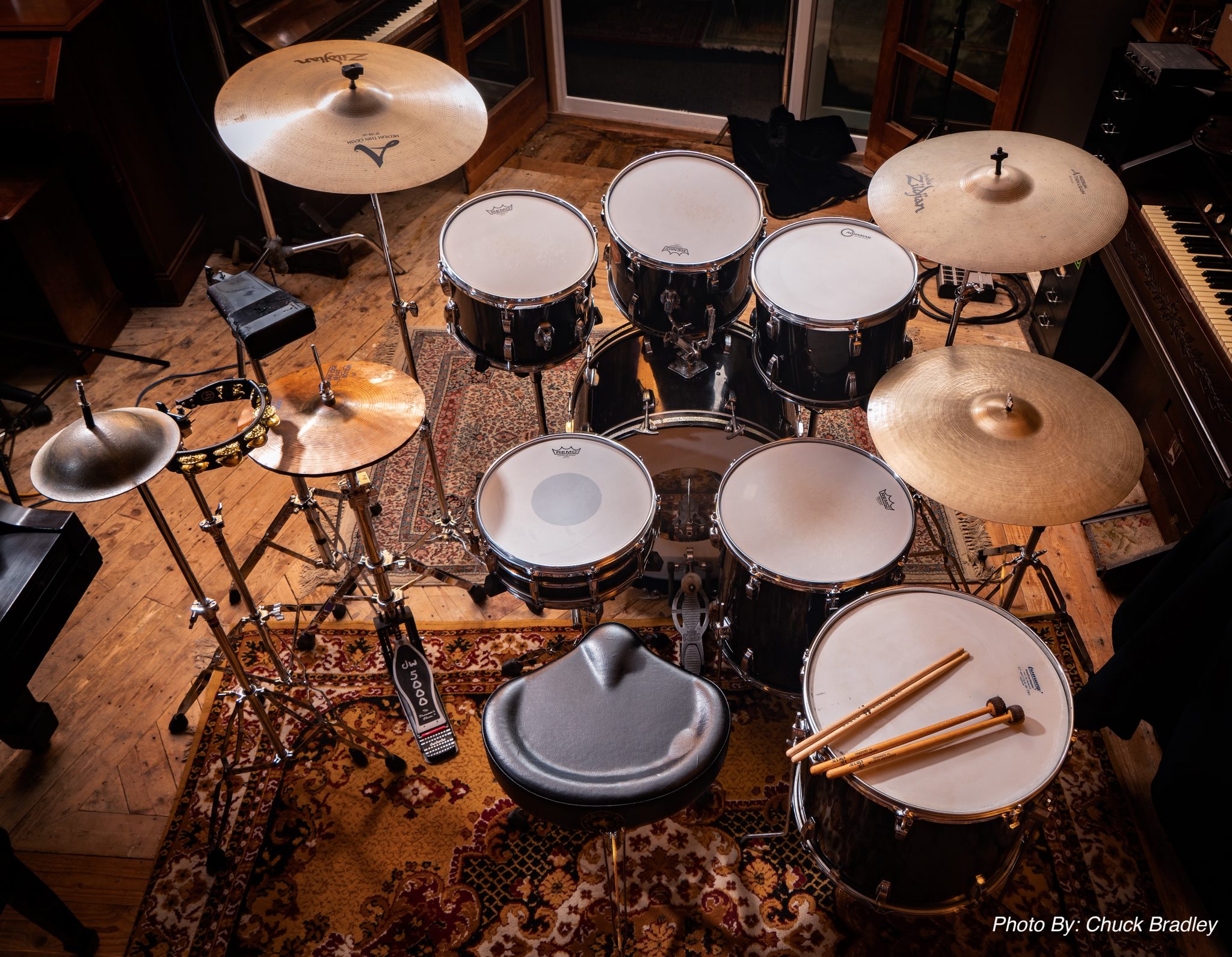 CHARITY AUCTION: Rob Hirst/Midnight Oil 1979 Black Ludwig Touring and ...